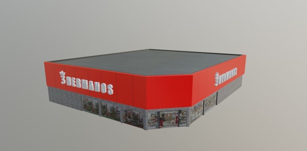 3D model Zapateria 3 Hermanos Shoe Store VR / AR / low-poly | CGTrader