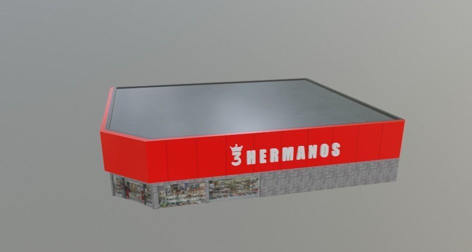 3D model Zapateria 3 Hermanos Shoe Store VR / AR / low-poly | CGTrader