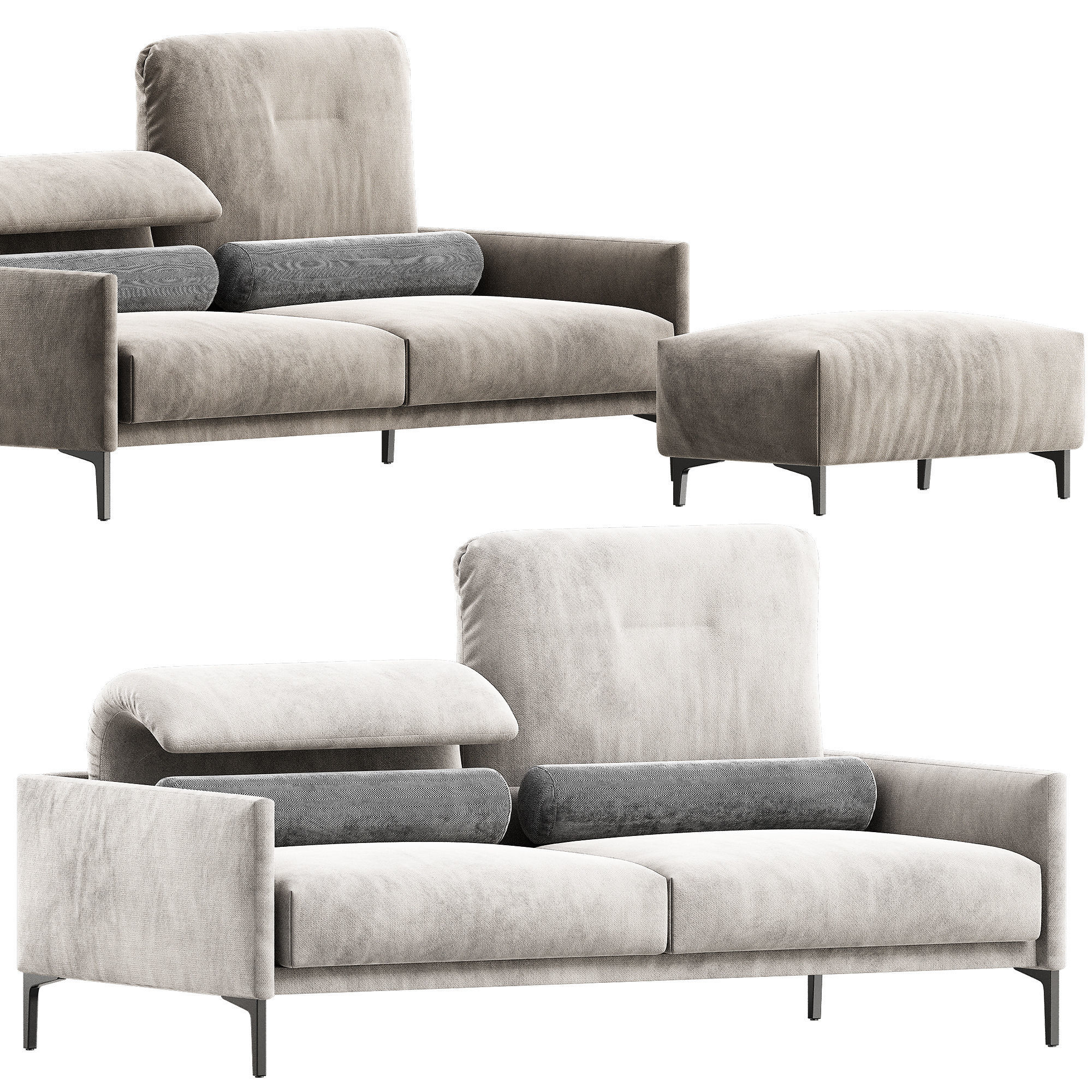 3D model AVALANCHE Sofa VR / AR / low-poly | CGTrader