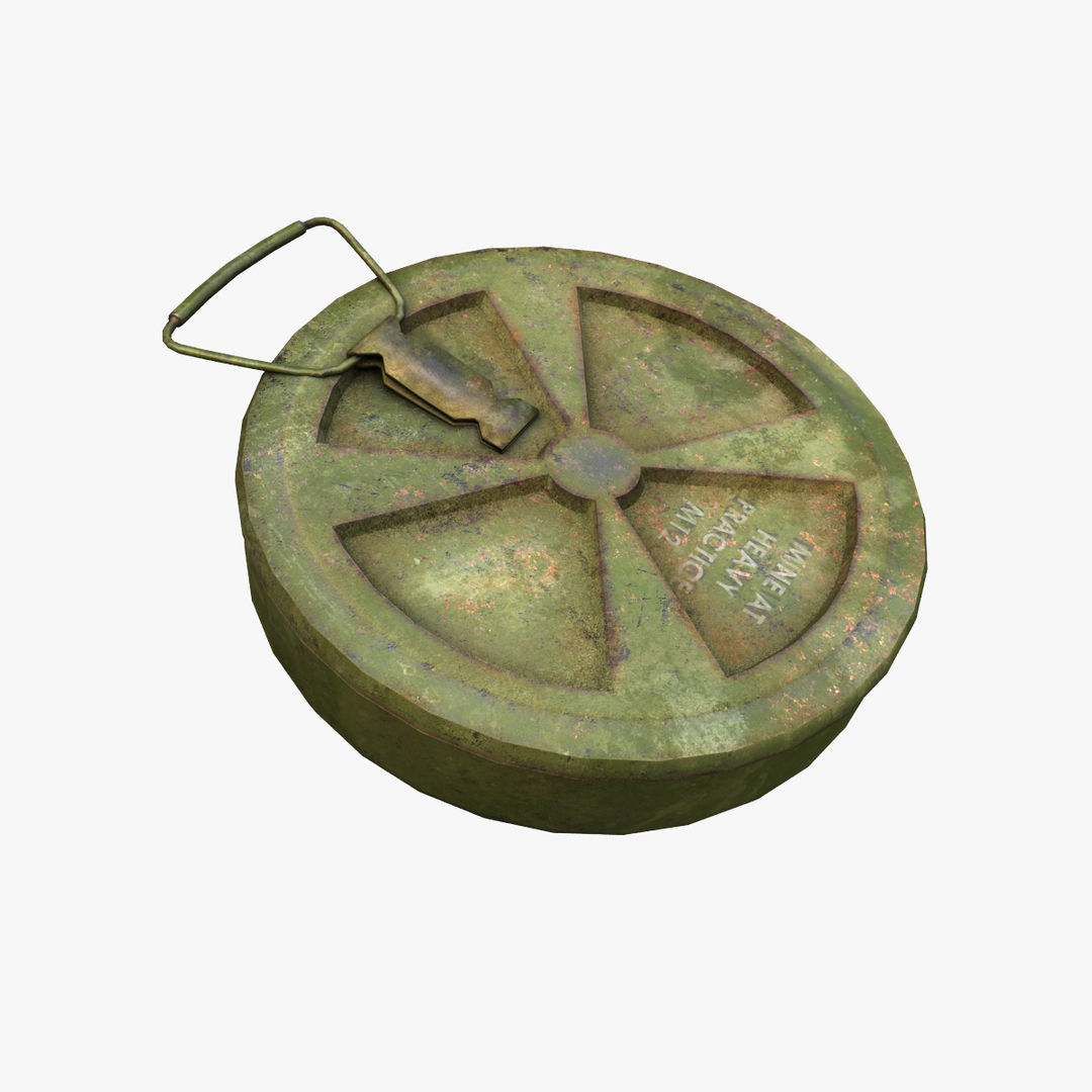 3D model Land Mine M12 VR / AR / low-poly | CGTrader