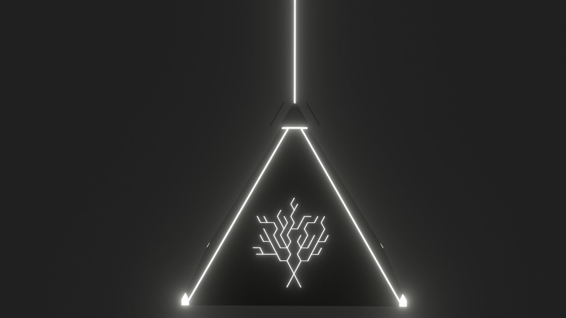 Light beam pyramids 3D model | CGTrader