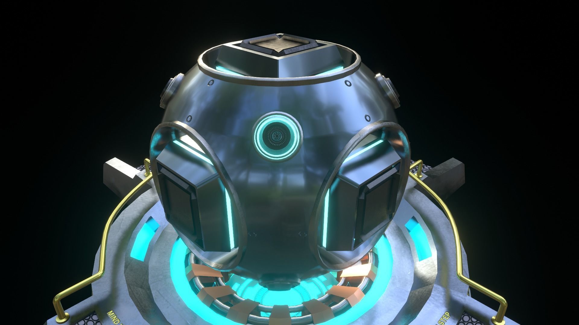 3D model Sci-Fi Reactor VR / AR / low-poly | CGTrader