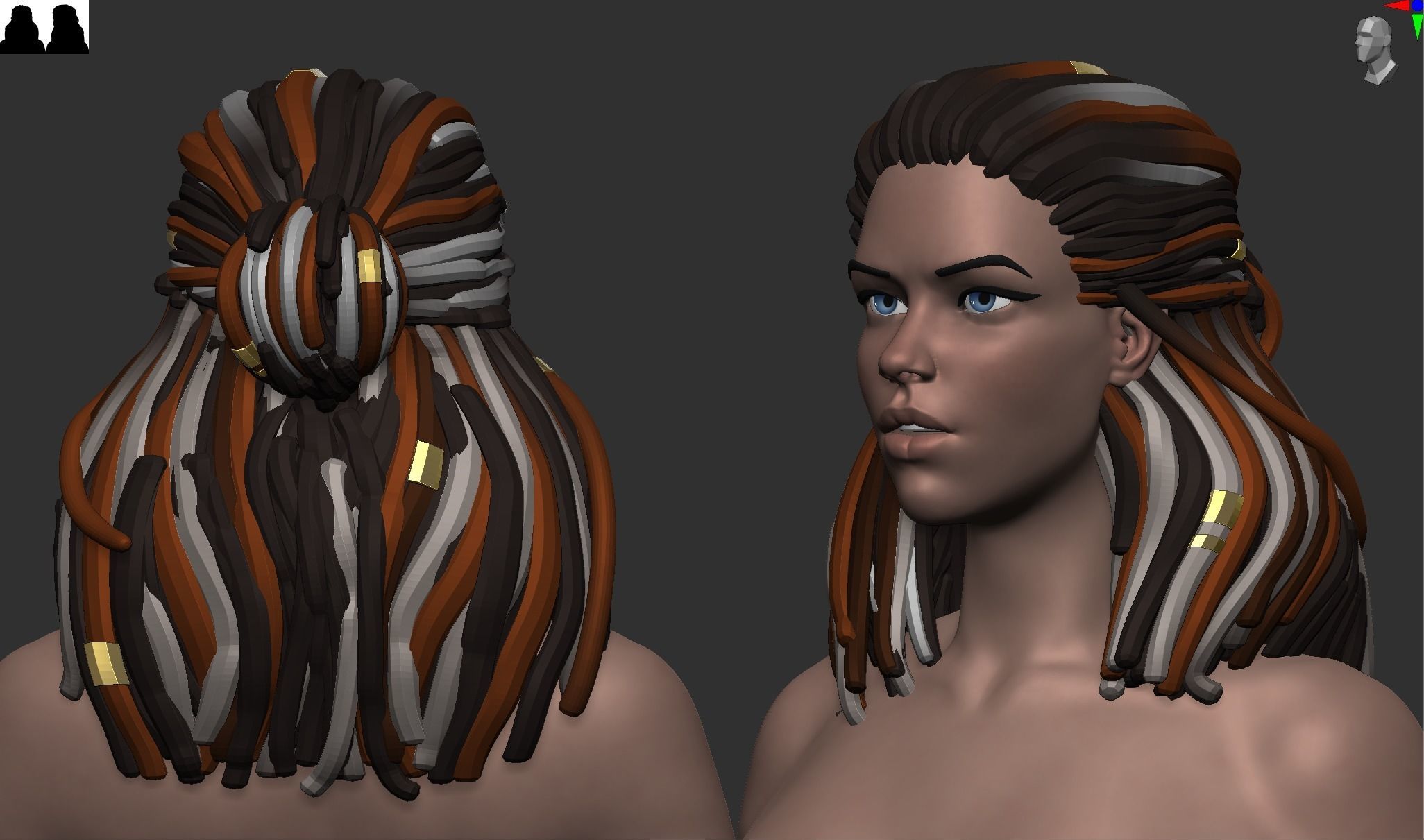Female Base Mesh 3D model | CGTrader