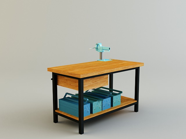 Work Bench 3D model | CGTrader