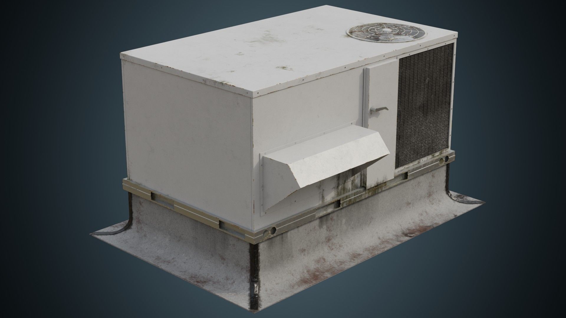 3D model Rooftop AC Unit 6B VR / AR / low-poly | CGTrader