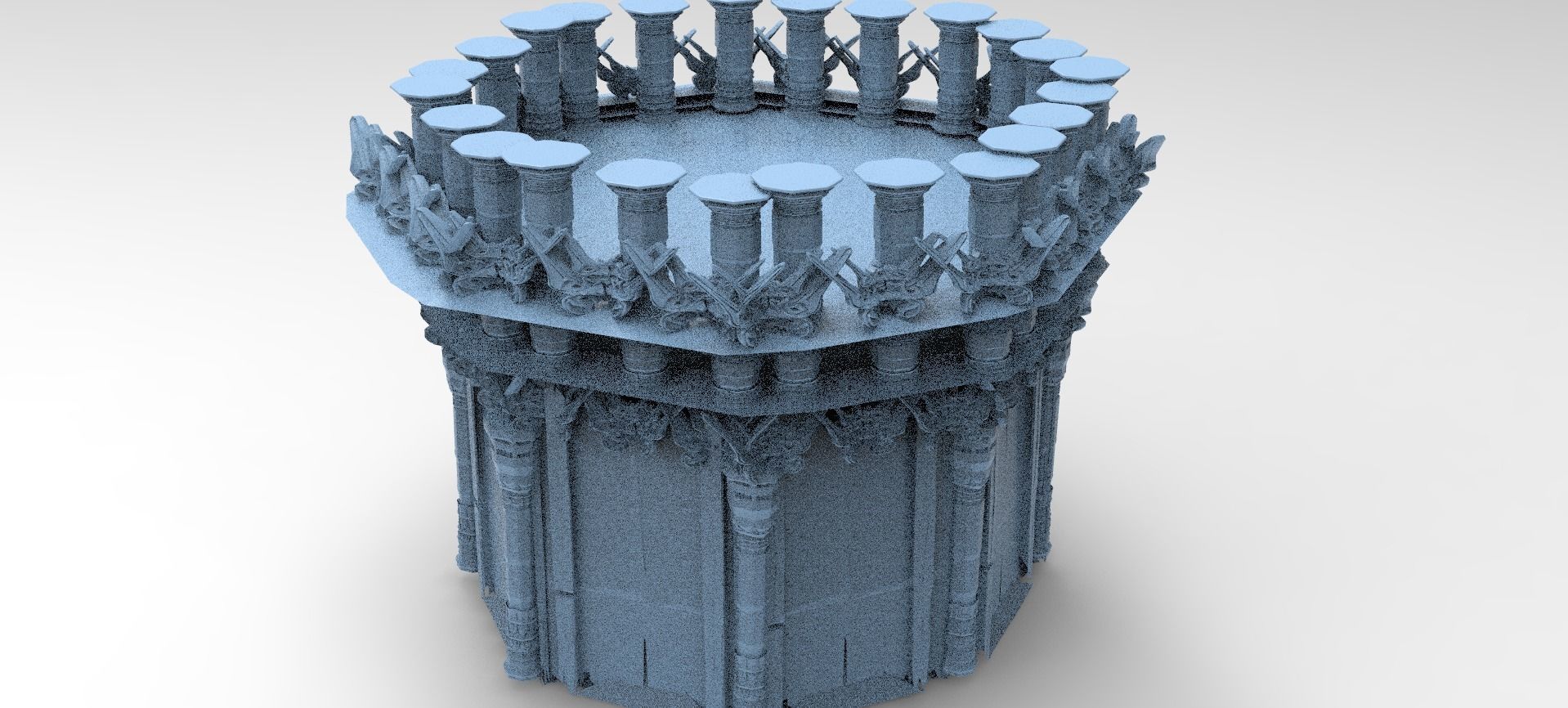Celtic Tower 4 3D model | CGTrader