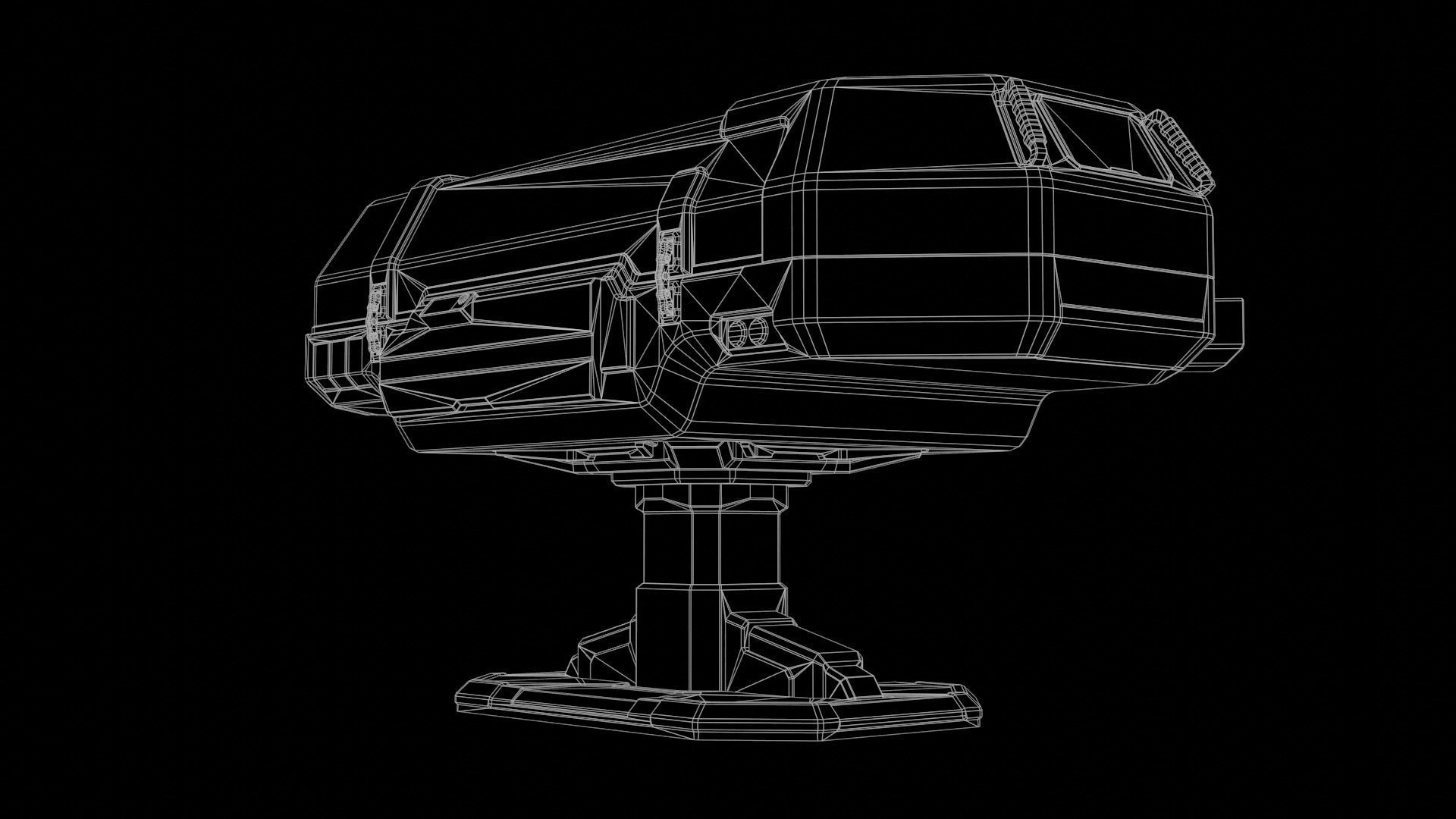 3D model Scifi Medical Futuristic Cryo Pod VR / AR / low-poly | CGTrader