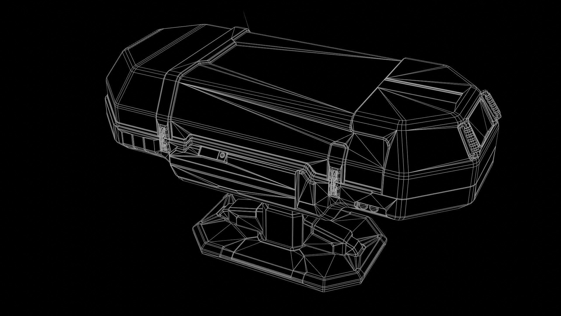 3D model Scifi Medical Futuristic Cryo Pod VR / AR / low-poly | CGTrader