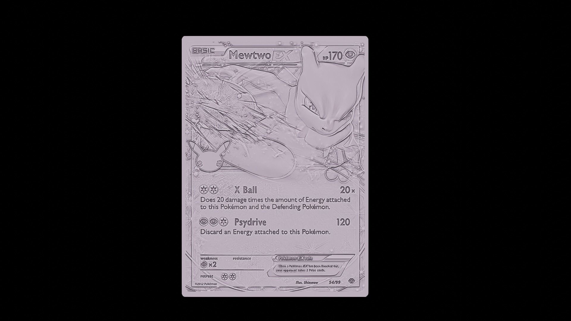 MEWTWO POKEMON 3D model 3D printable | CGTrader