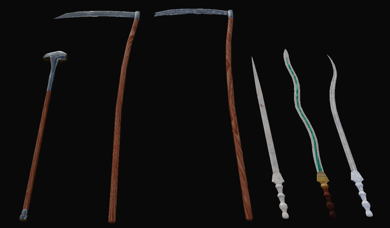 WWAATD Weapon Models - Textured free VR / AR / low-poly 3D model | CGTrader