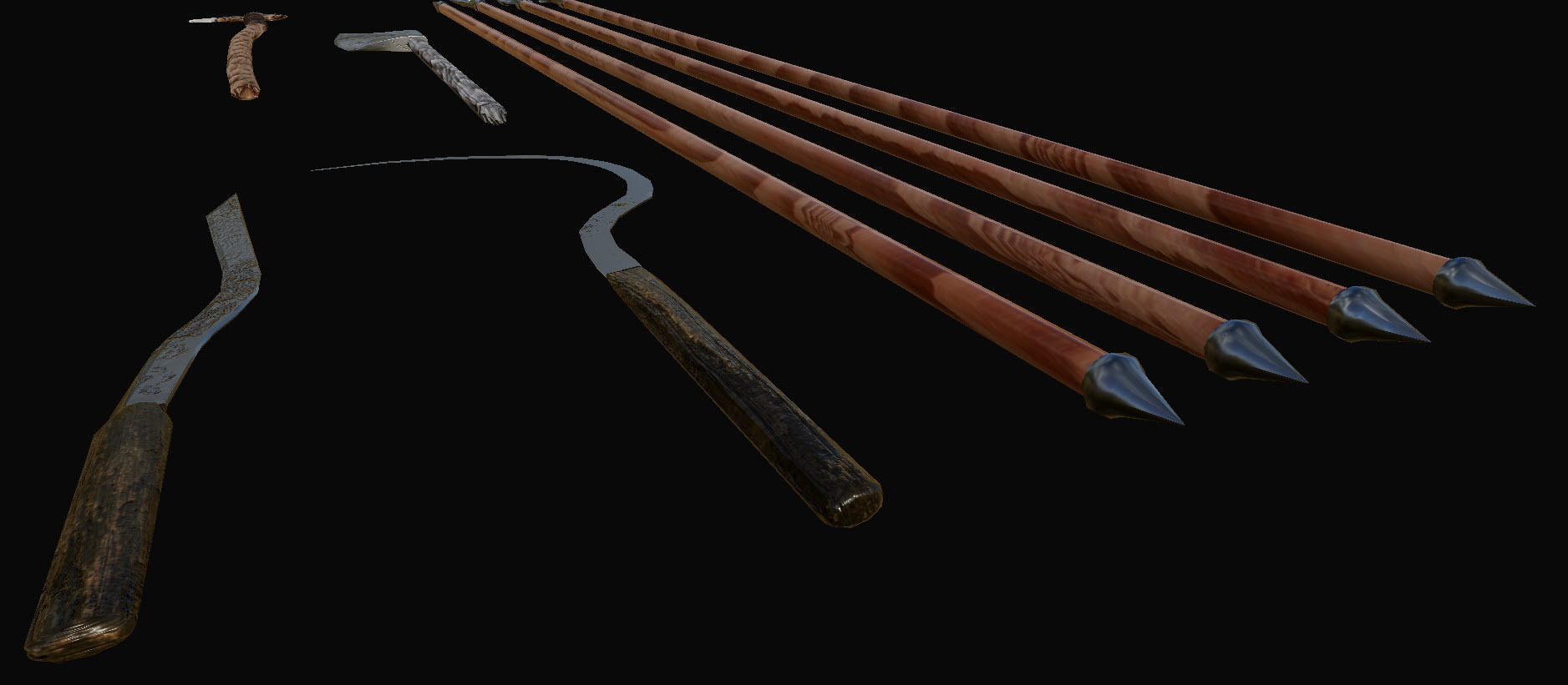 WWAATD Weapon Models - Textured free VR / AR / low-poly 3D model | CGTrader
