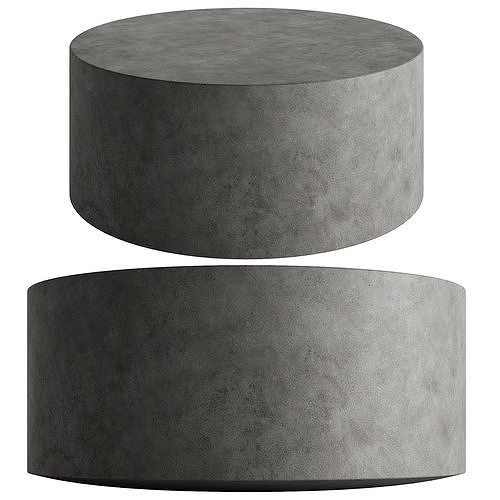 Moe Garden Outdoor Coffee Table 3D model | CGTrader