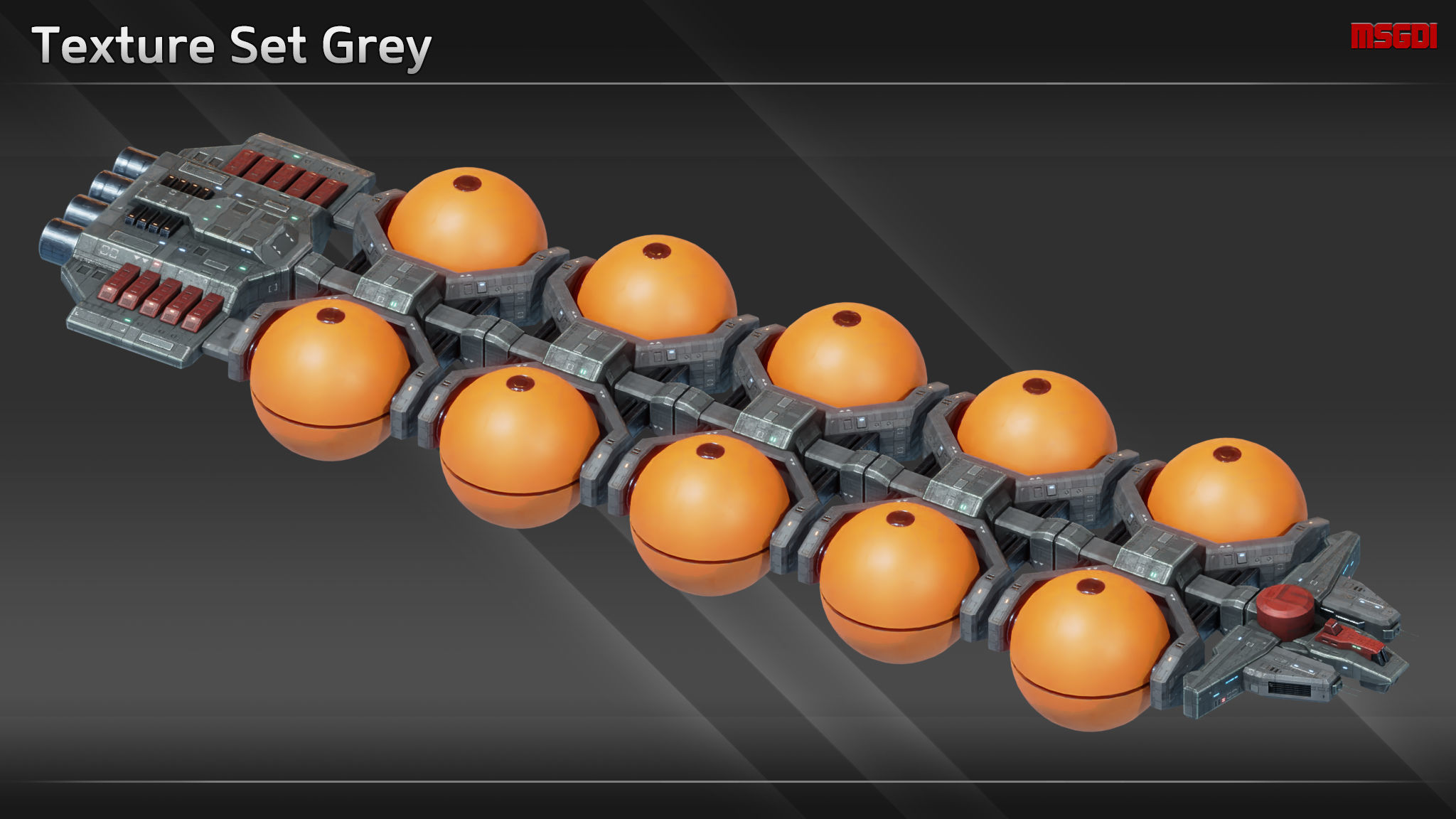 3D model Spaceship TS23 Heavy Tanker VR / AR / low-poly | CGTrader