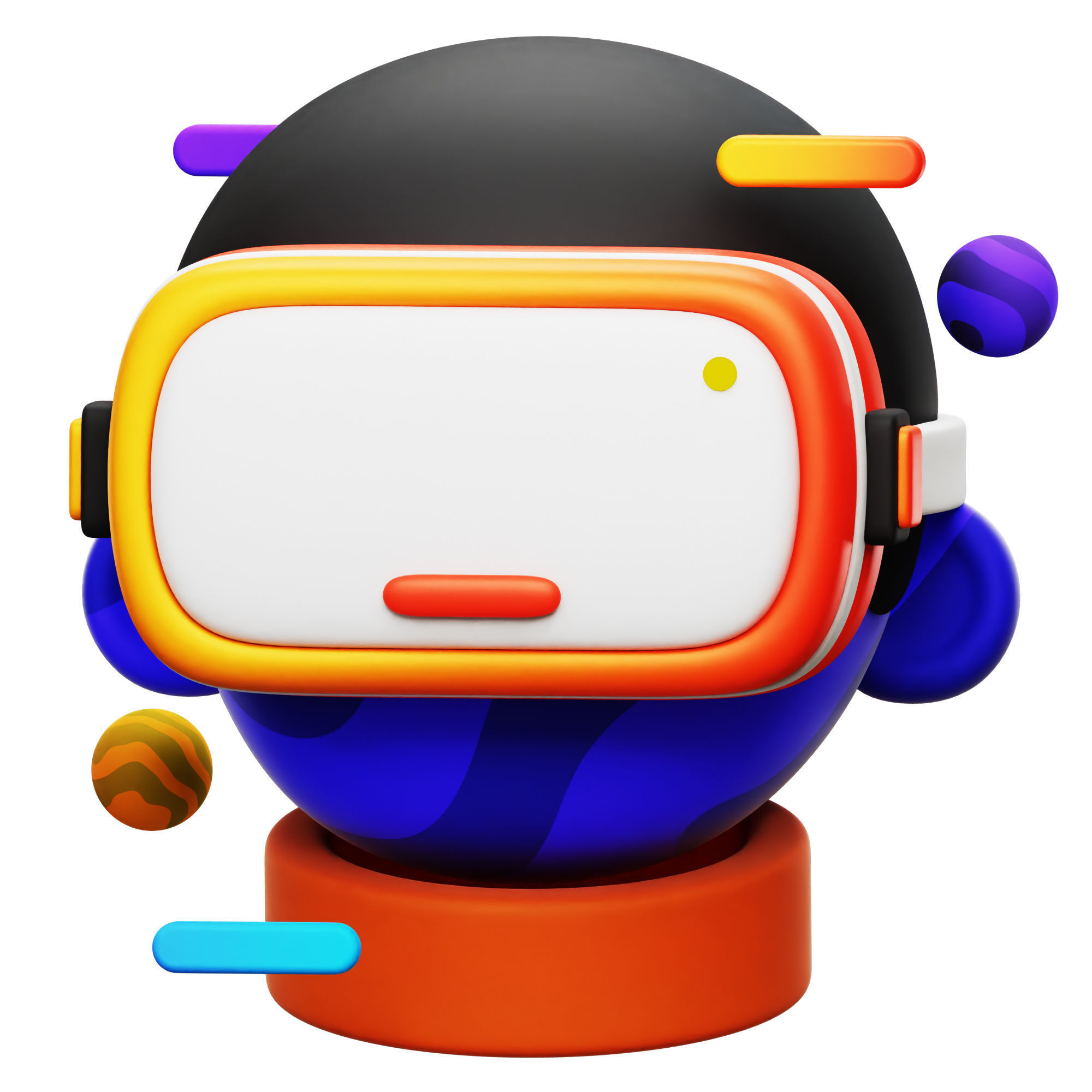 3D model Boy Use Vr Technology 3D Icon VR / AR / low-poly | CGTrader