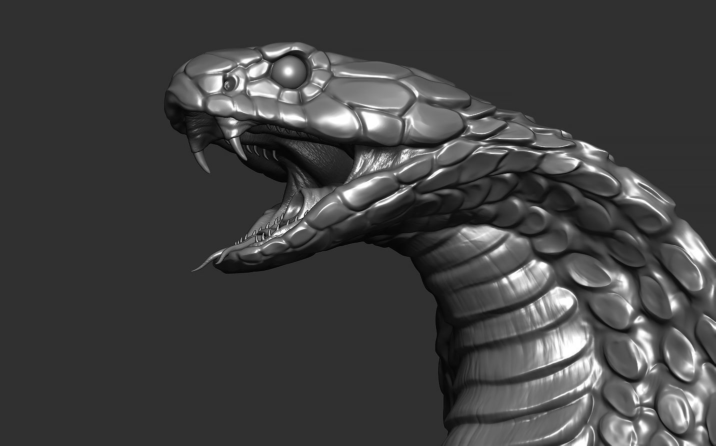 Snake cobra 3D model 3D printable | CGTrader