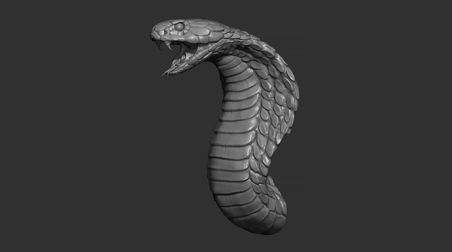 Snake cobra 3D model 3D printable | CGTrader