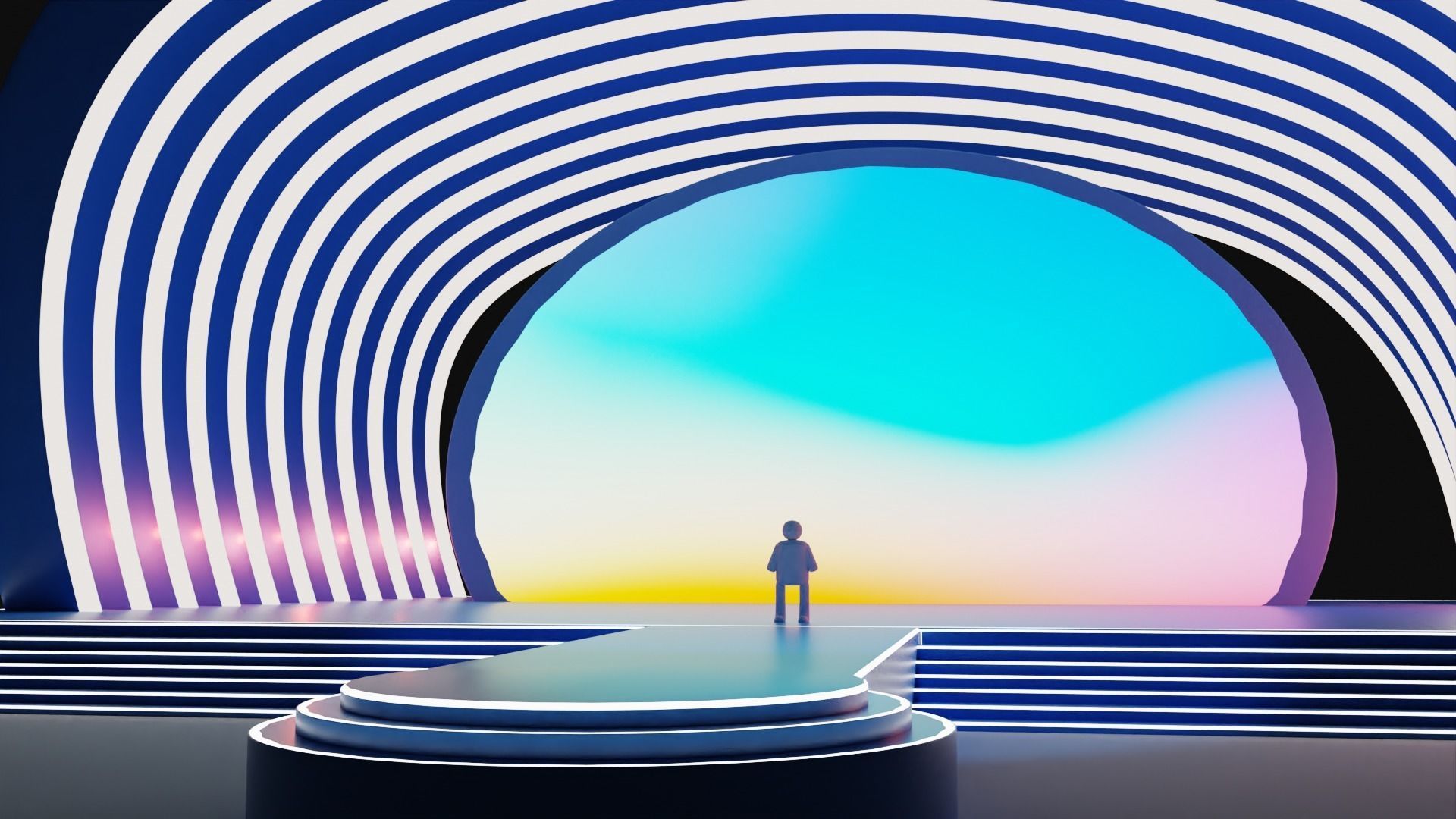 Entertainment Concert or Award Event Stage 3D model 3D model | CGTrader