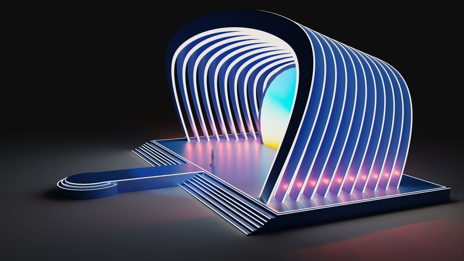 Entertainment Concert or Award Event Stage 3D model 3D model | CGTrader