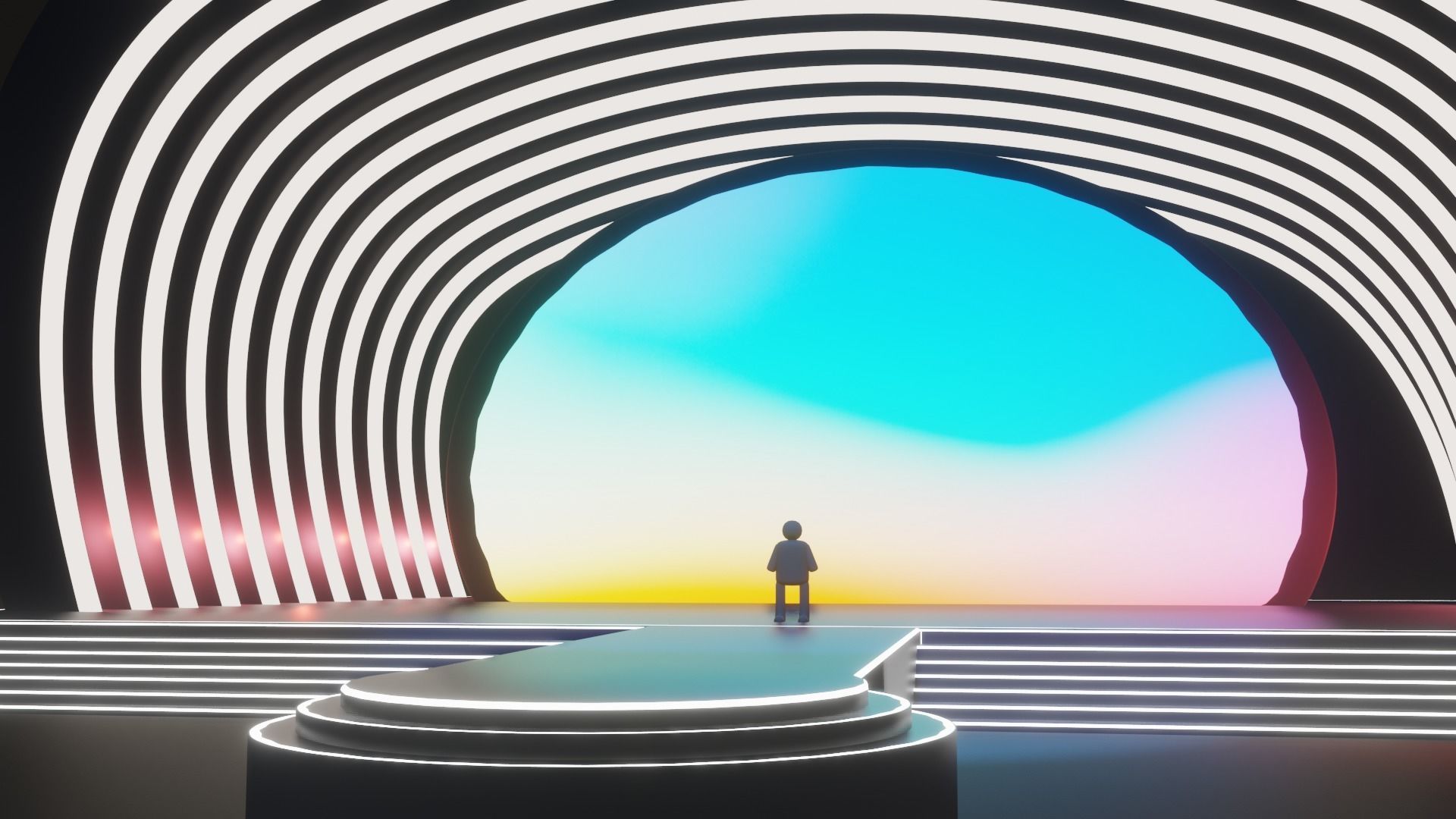 Entertainment Concert or Award Event Stage 3D model 3D model | CGTrader