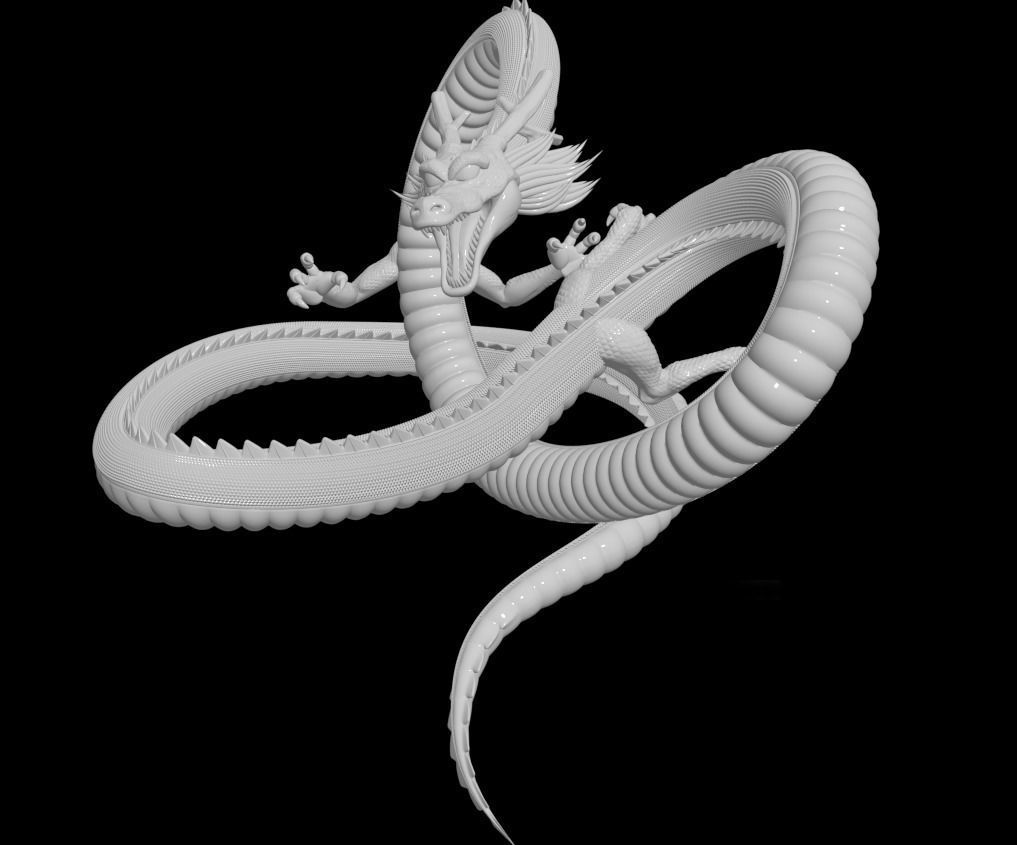 Dragon ball shenlong statue 3D print 3D model 3D printable | CGTrader