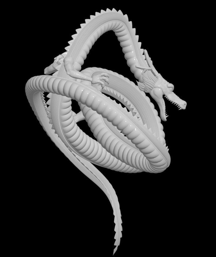 Dragon ball shenlong statue 3D print 3D model 3D printable | CGTrader