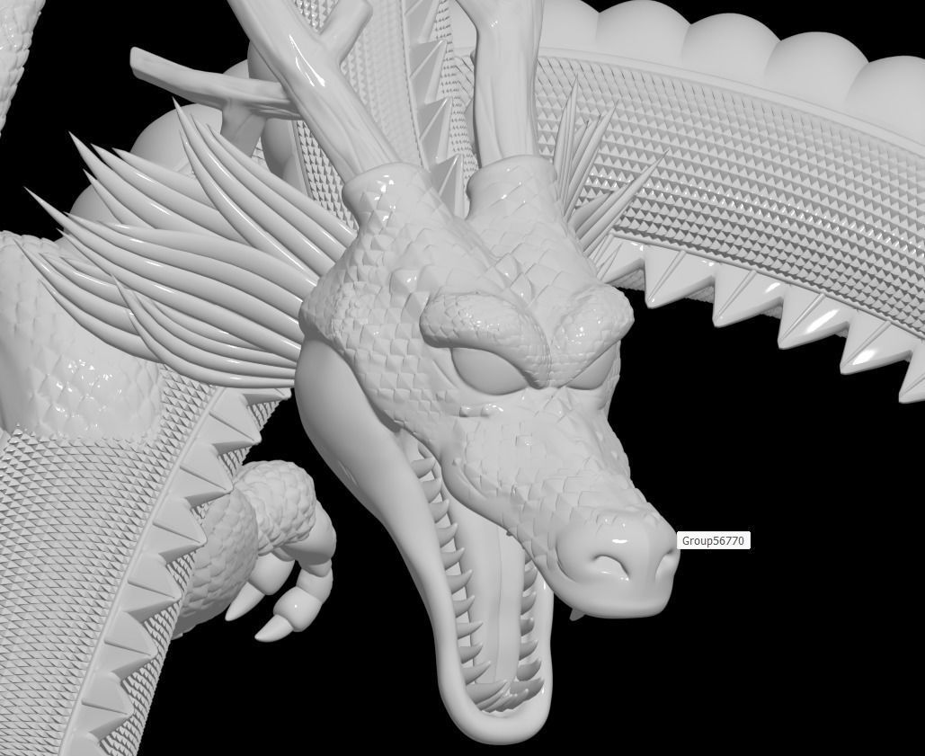 Dragon ball shenlong statue 3D print 3D model 3D printable | CGTrader