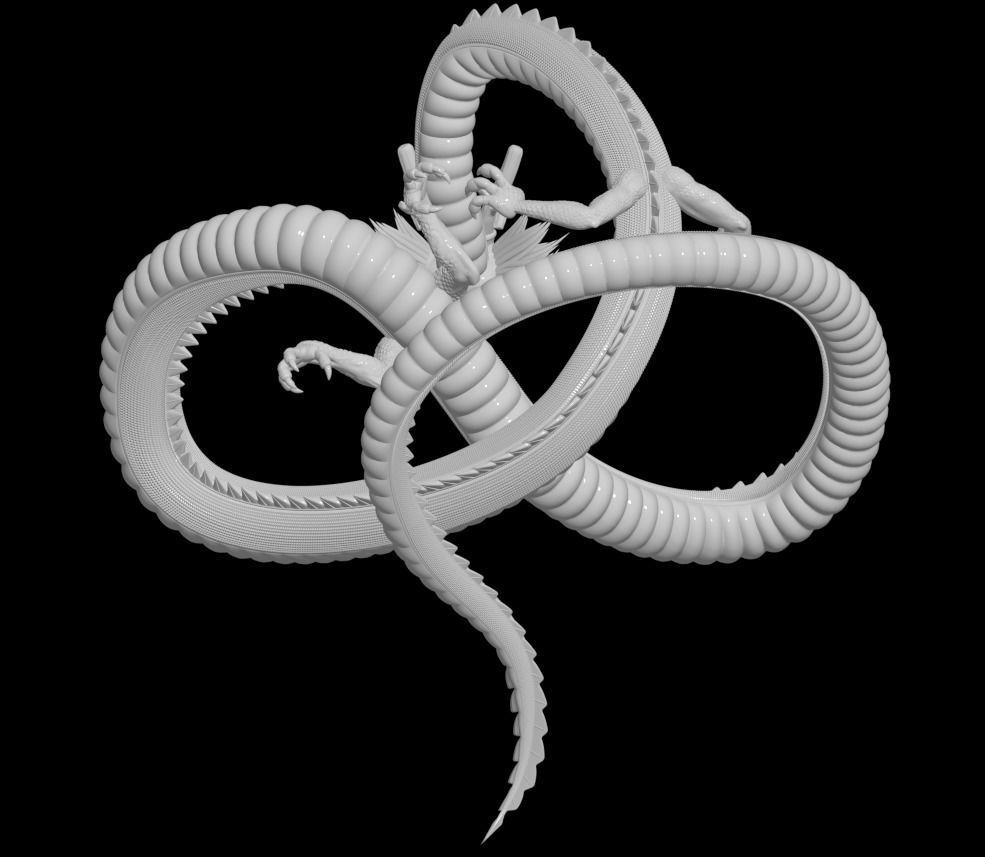 Dragon ball shenlong statue 3D print 3D model 3D printable | CGTrader