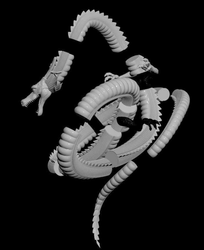 Dragon ball shenlong statue 3D print 3D model 3D printable | CGTrader