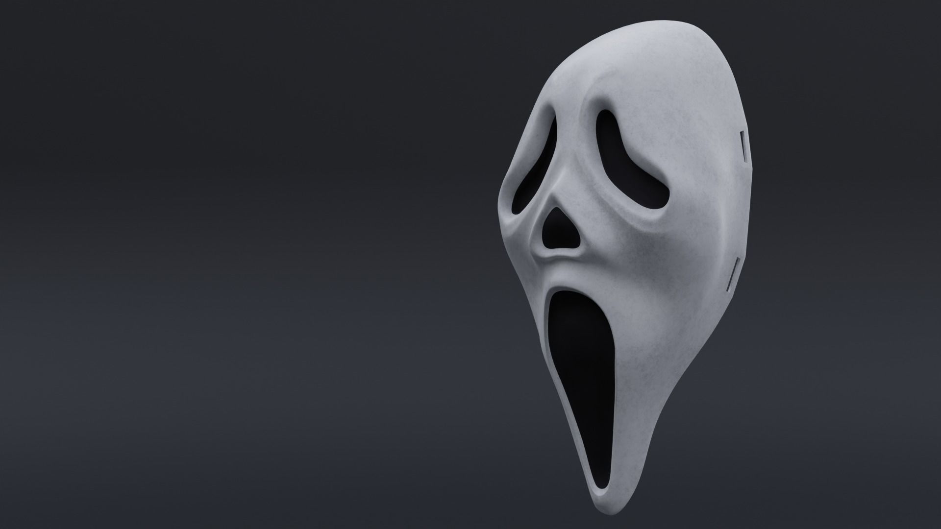 3D model Ghostface mask VR / AR / low-poly | CGTrader