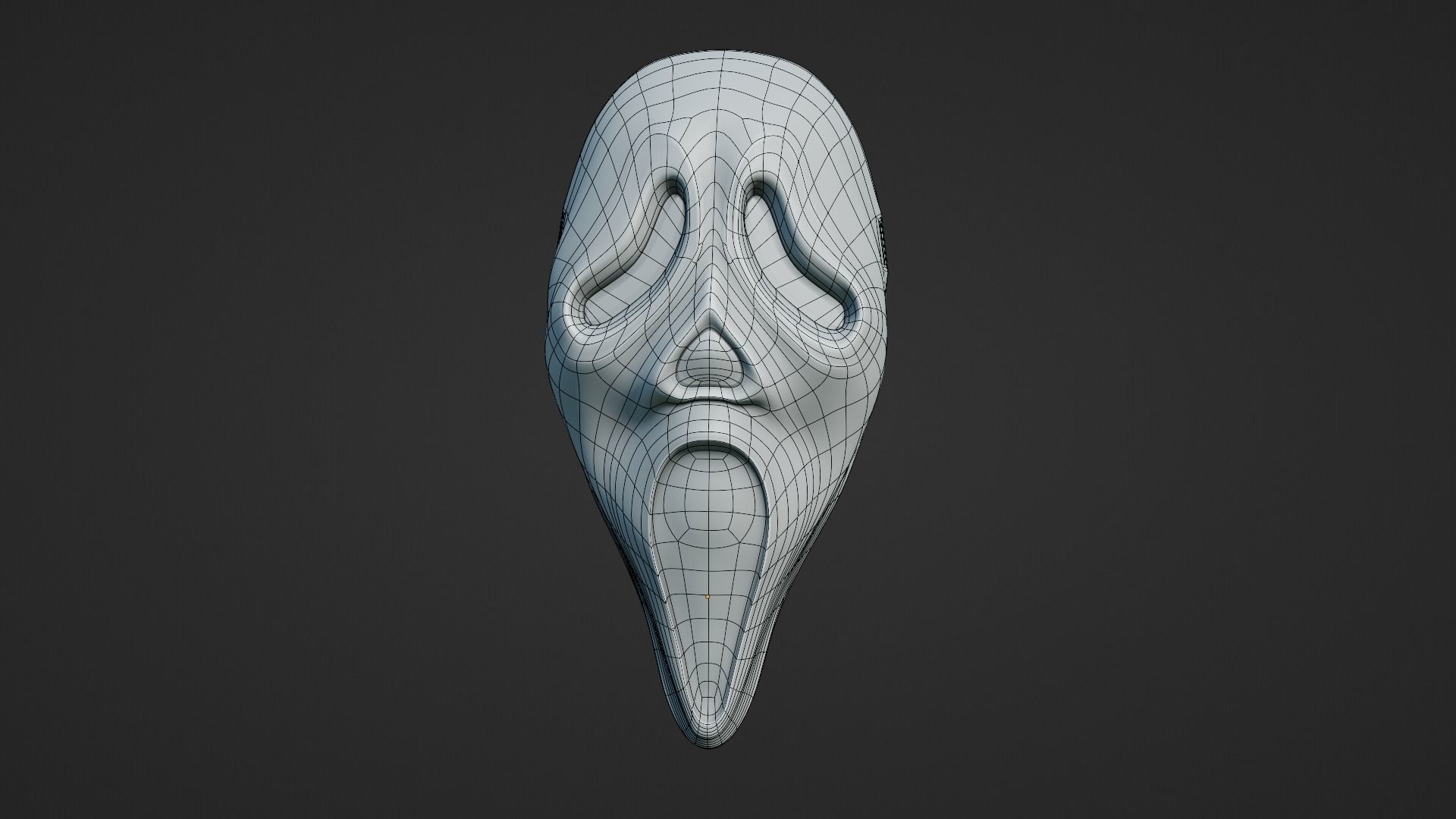 3D model Ghostface mask VR / AR / low-poly | CGTrader