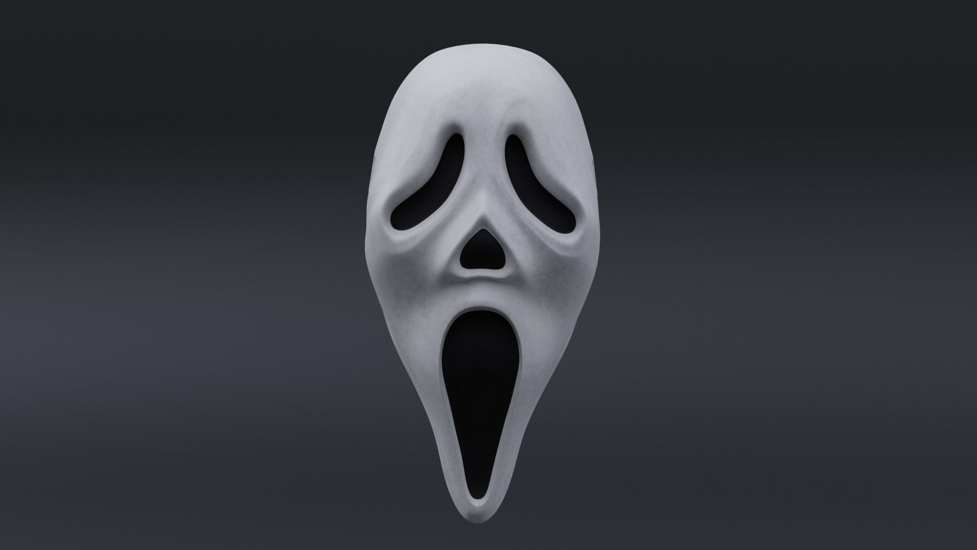 3D model Ghostface mask VR / AR / low-poly | CGTrader