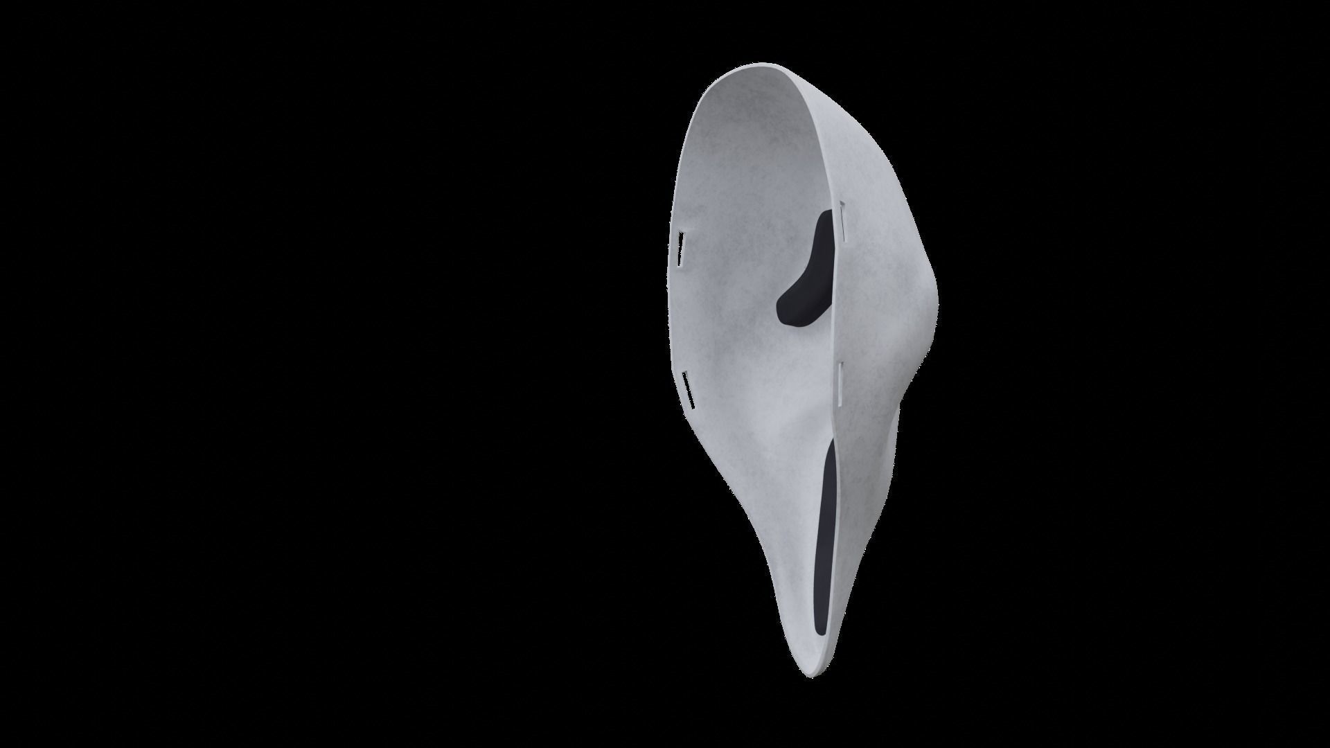 3D model Ghostface mask VR / AR / low-poly | CGTrader