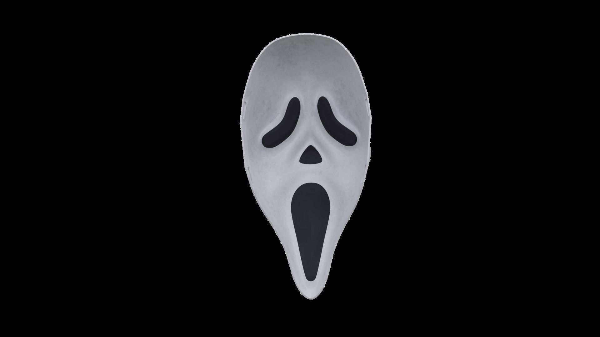 3D model Ghostface mask VR / AR / low-poly | CGTrader