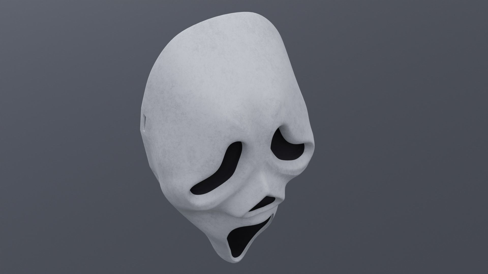 3D model Ghostface mask VR / AR / low-poly | CGTrader