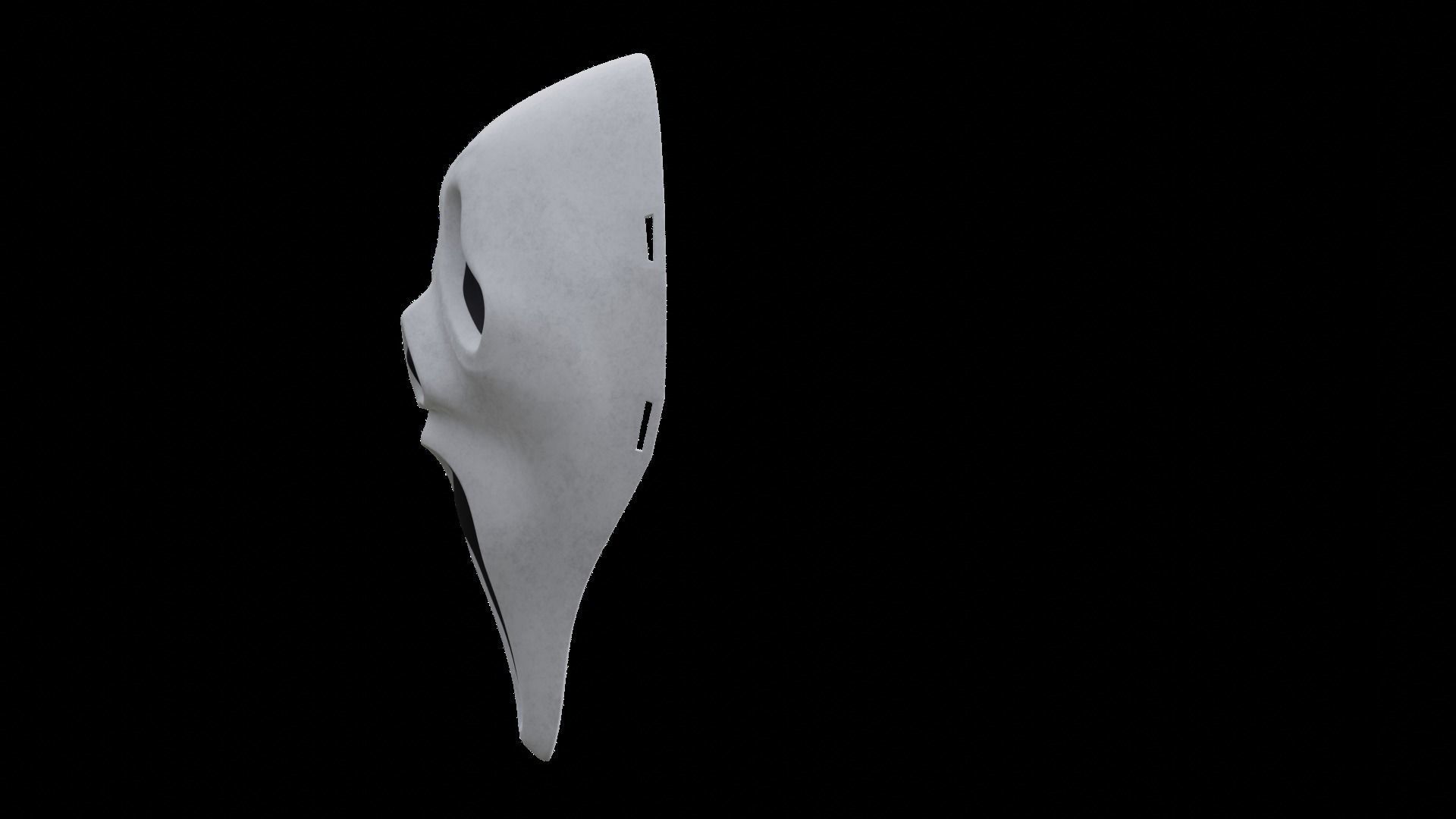 3D model Ghostface mask VR / AR / low-poly | CGTrader