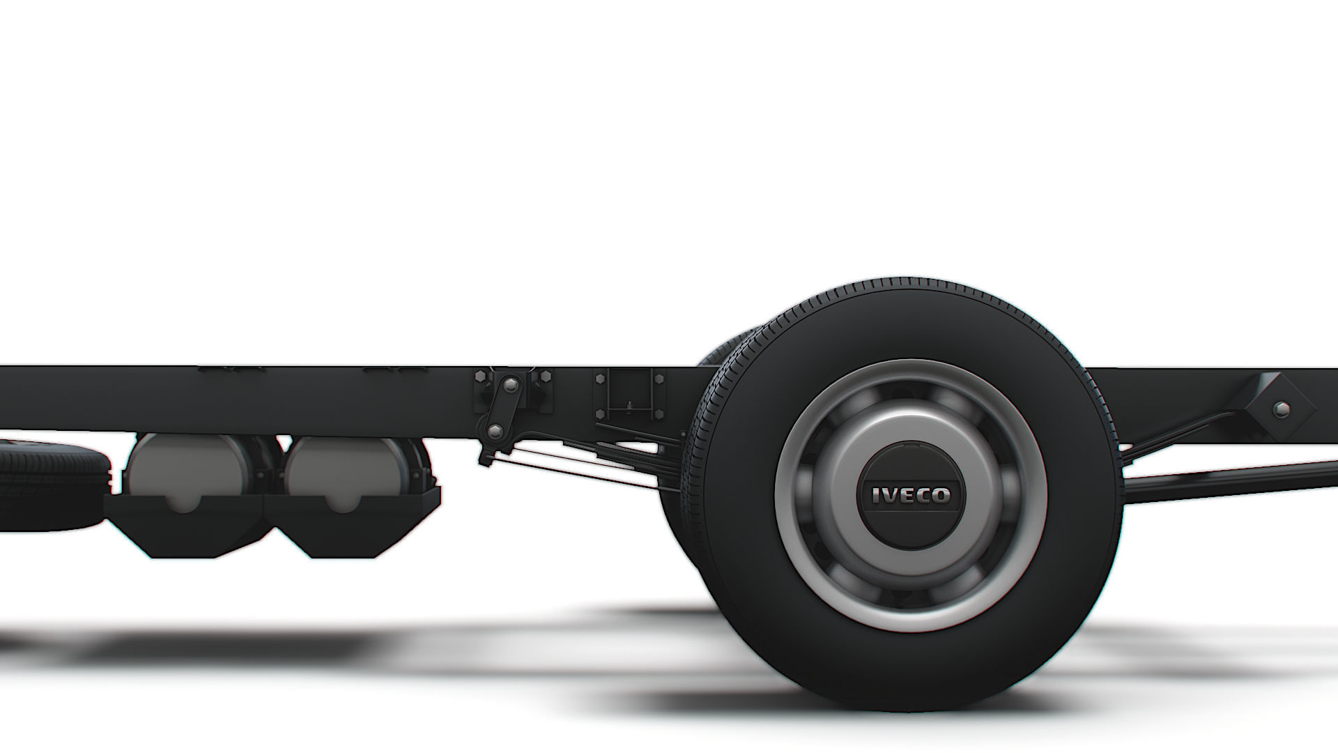 Iveco Daily Single Cab HQ Interior L6 Chassis 2023 3D model | CGTrader