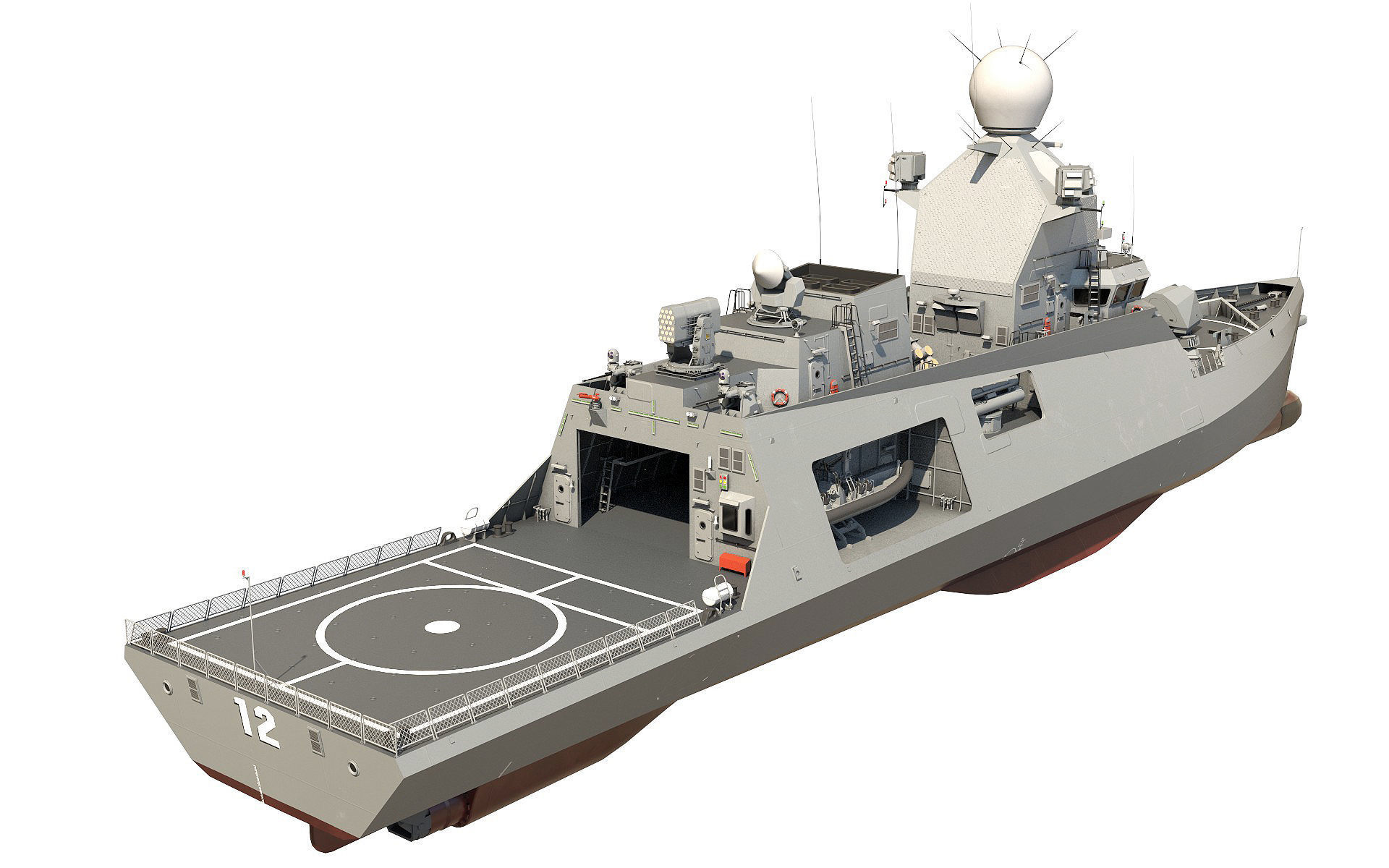 Corvette Class Ship 3D model | CGTrader