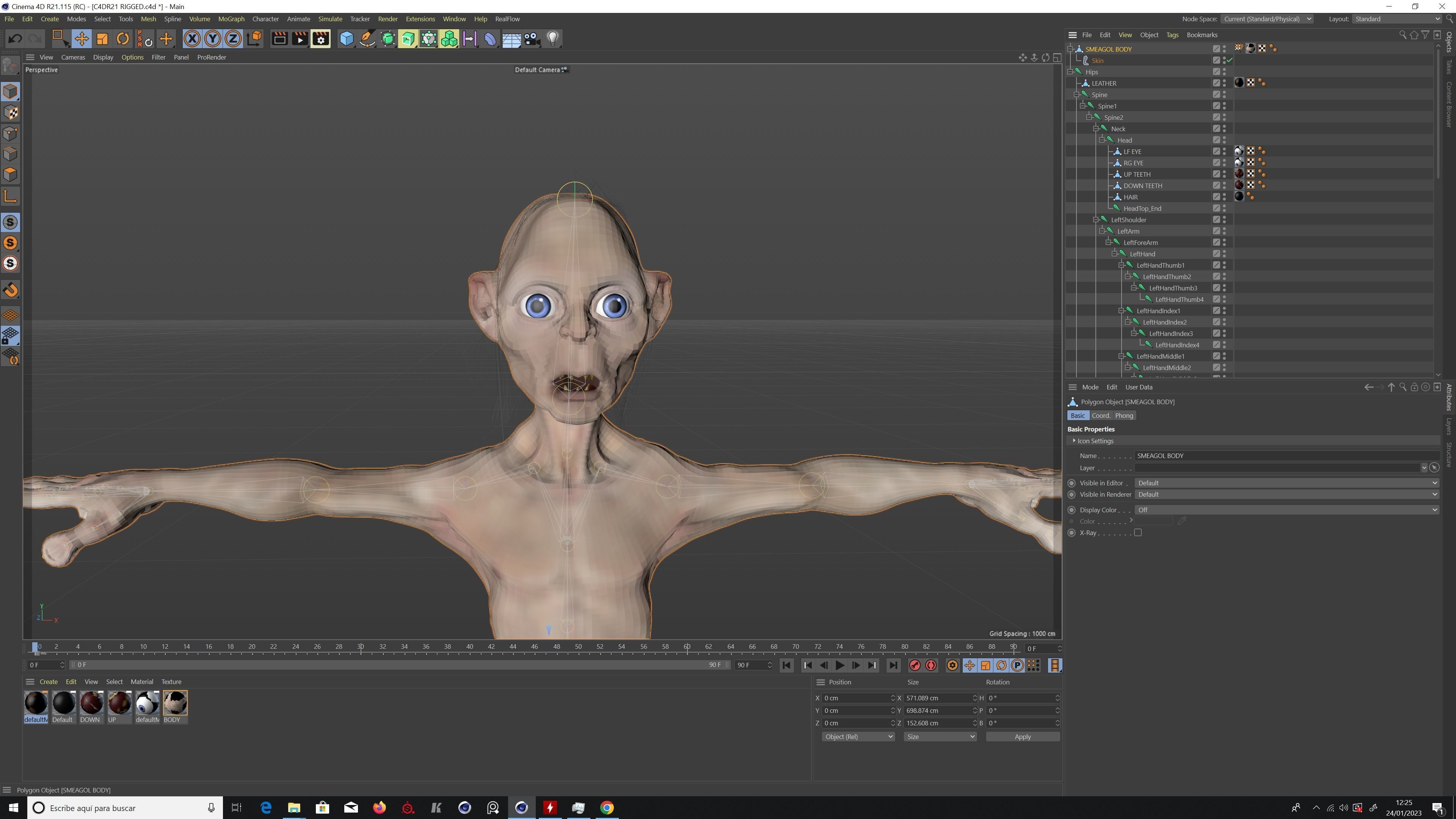 3D model GOLLUM 3D MODEL humanoid VR / AR / low-poly | CGTrader