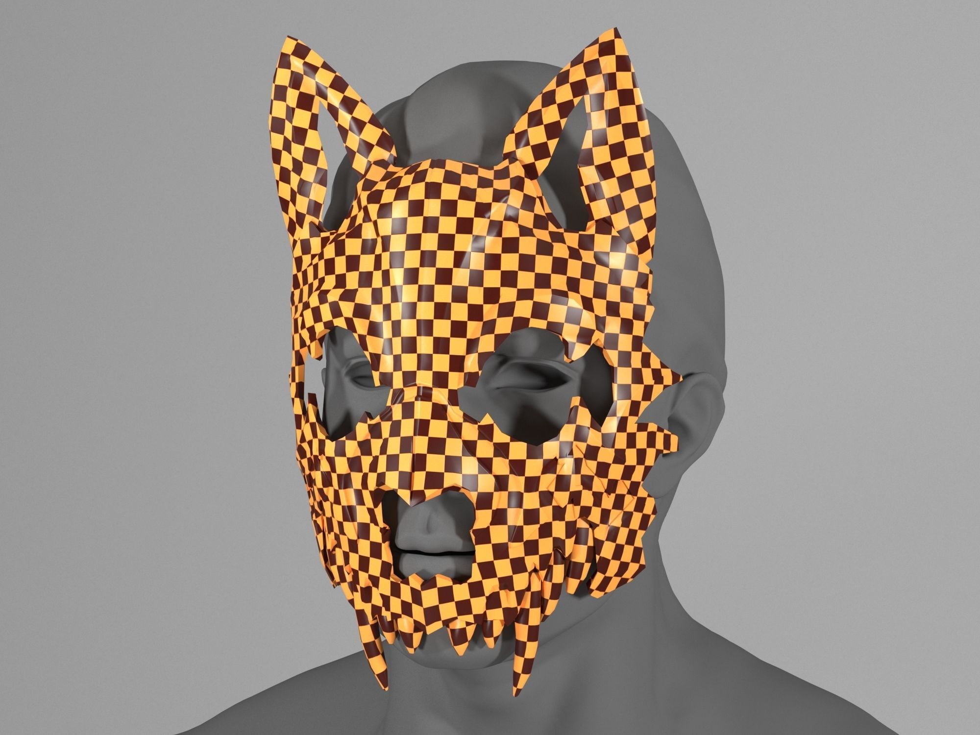 3D model bone mask VR / AR / low-poly | CGTrader