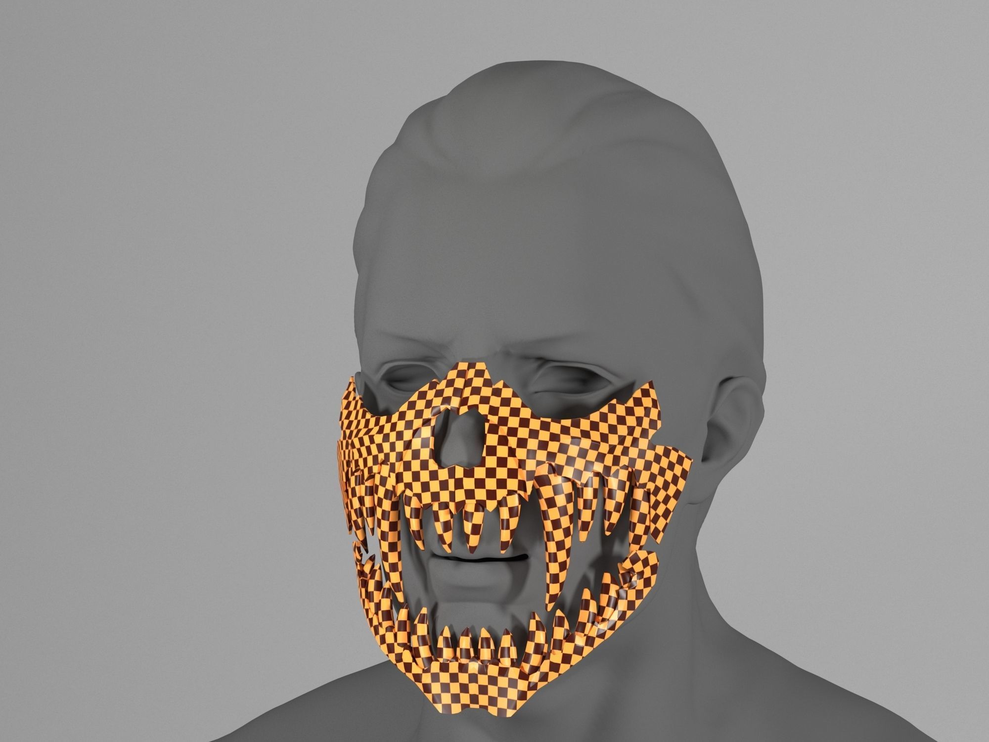 3D model bone mask VR / AR / low-poly | CGTrader