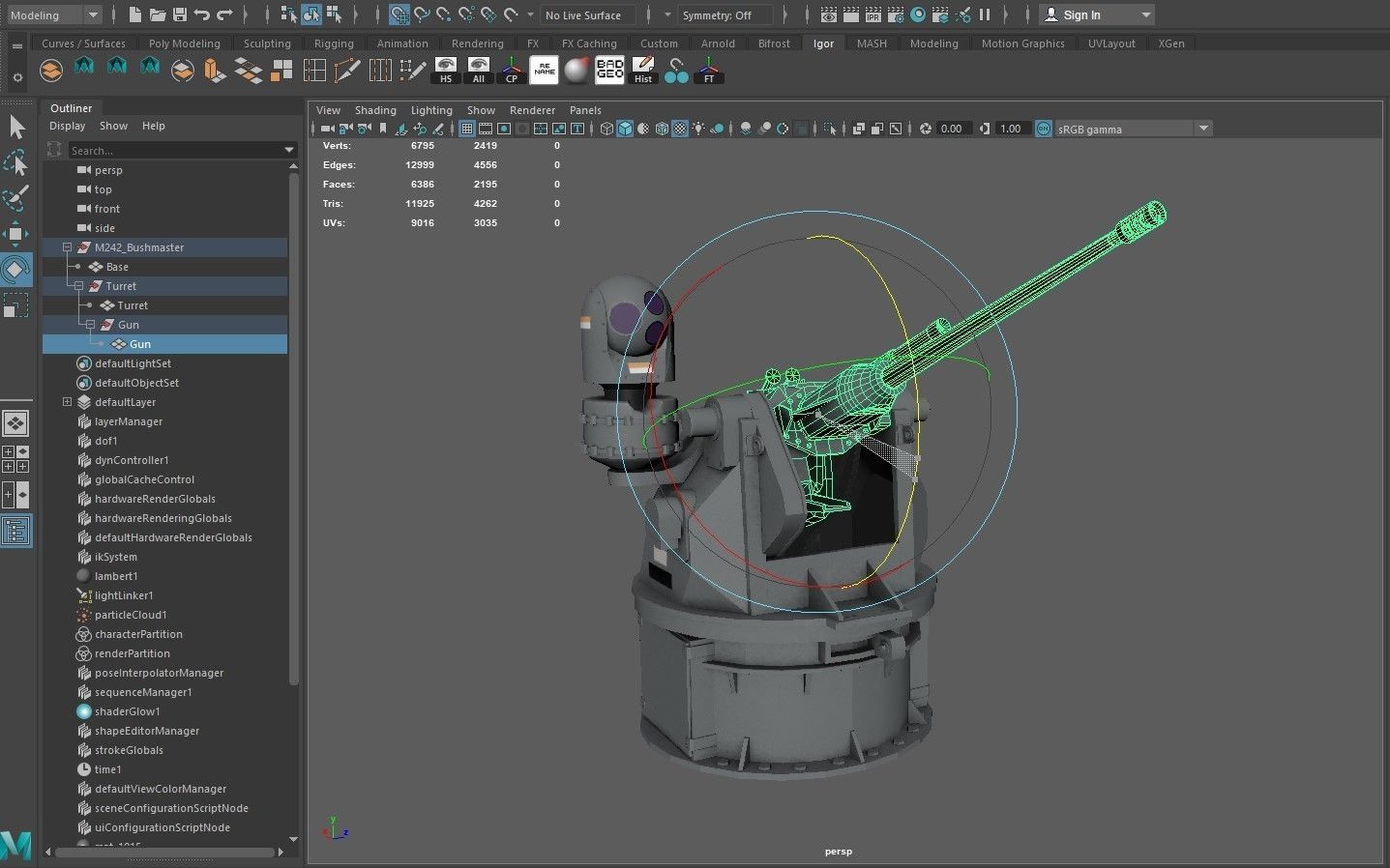 M242 Bushmaster 25mm 3D model | CGTrader