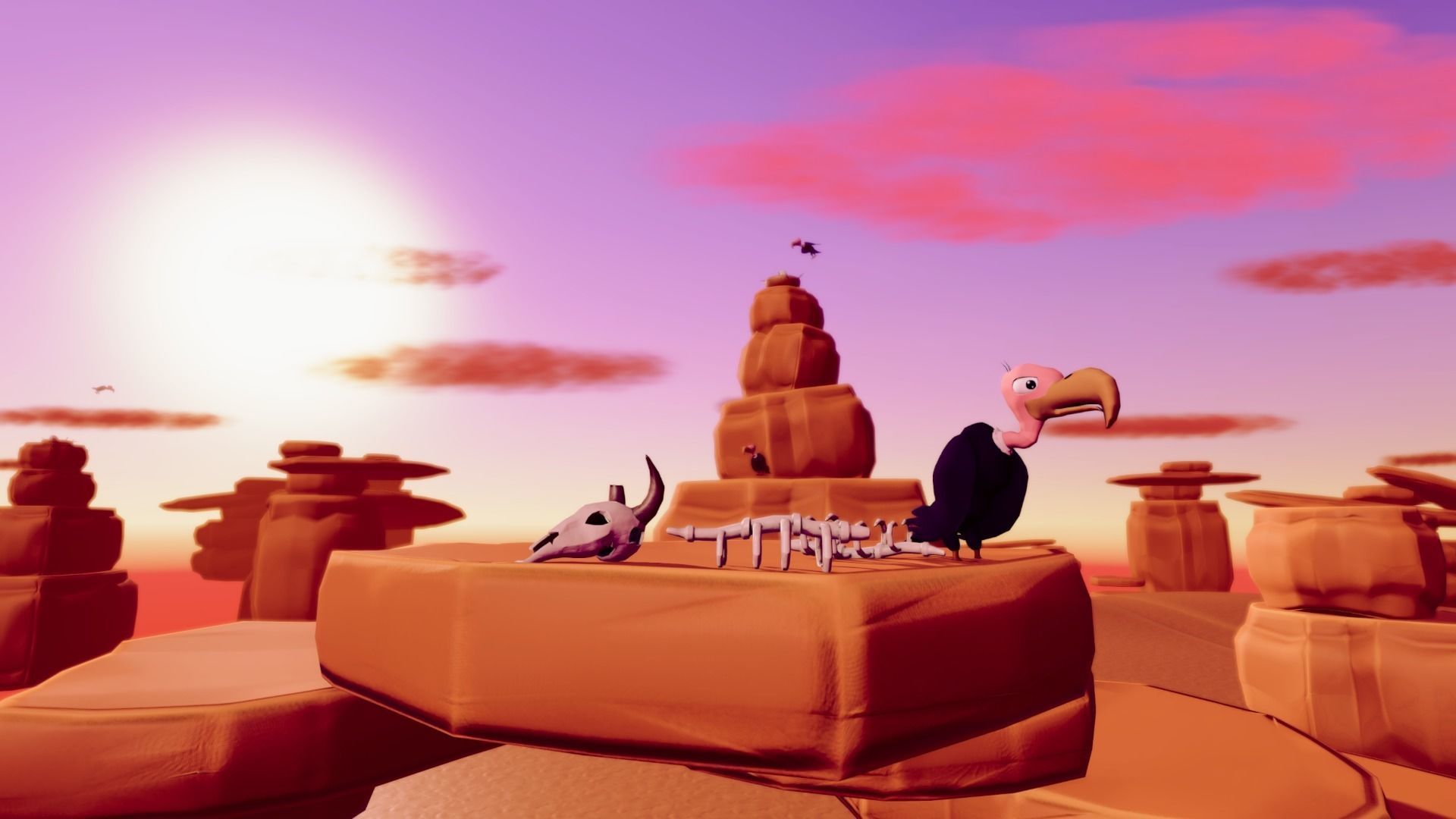 3D model Cartoon Style African Themed Pack Unity URP VR / AR / low-poly ...