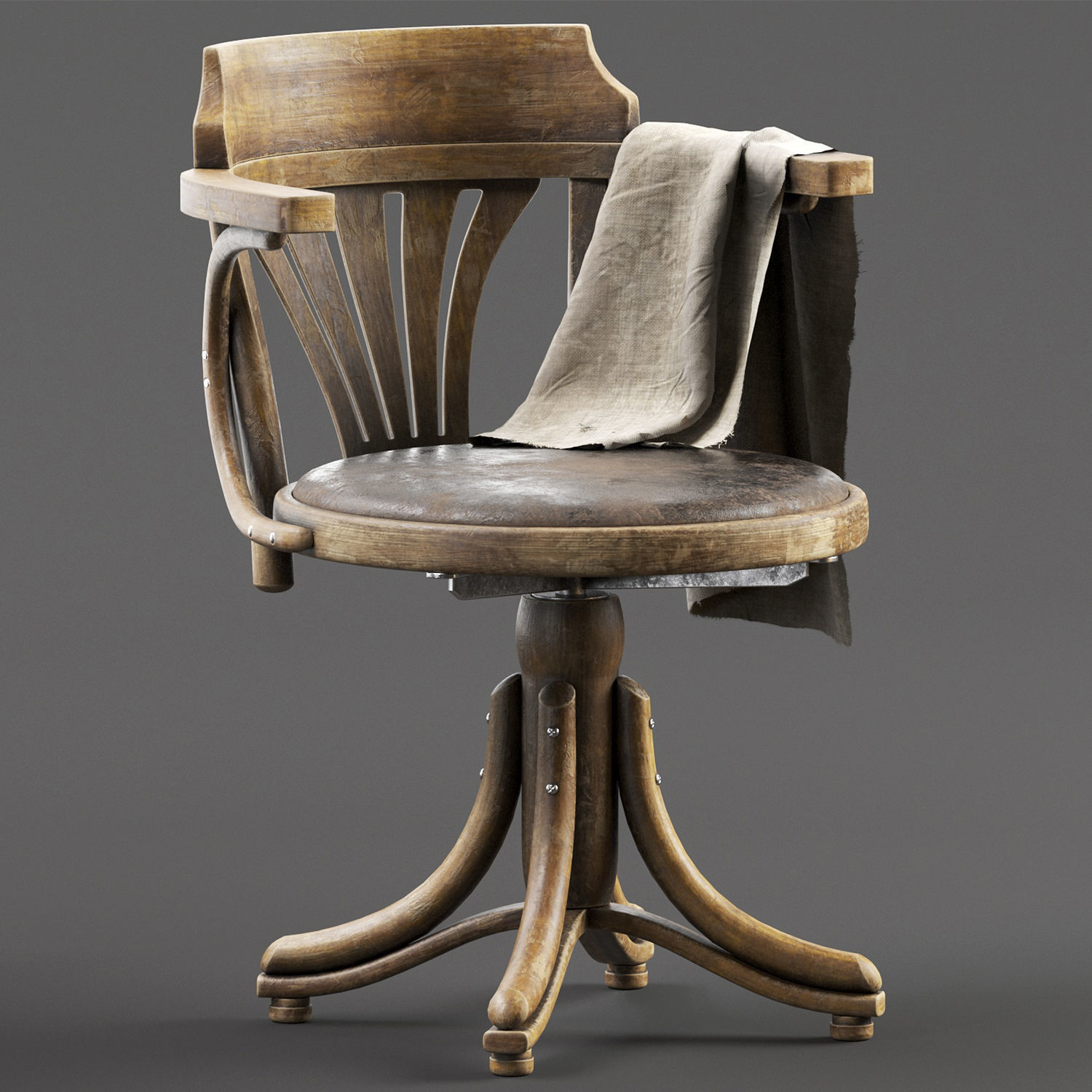 Revolving Armchair 3D model | CGTrader