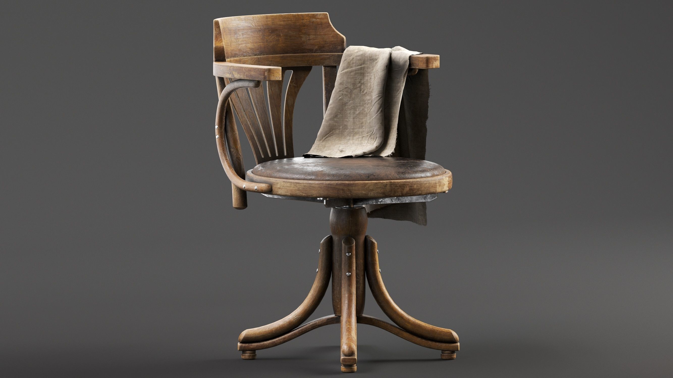 Revolving Armchair 3D model | CGTrader