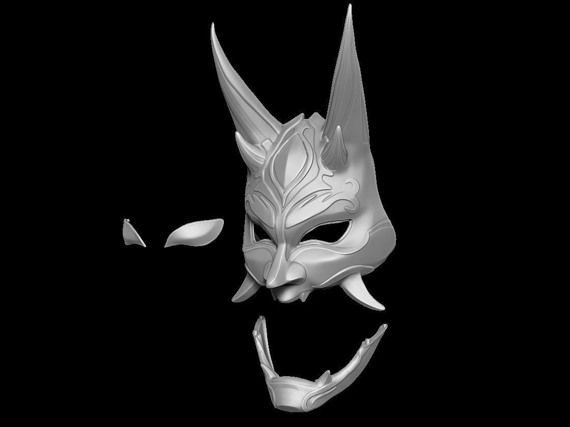 Xiao Mask and Vision 3D model 3D printable | CGTrader