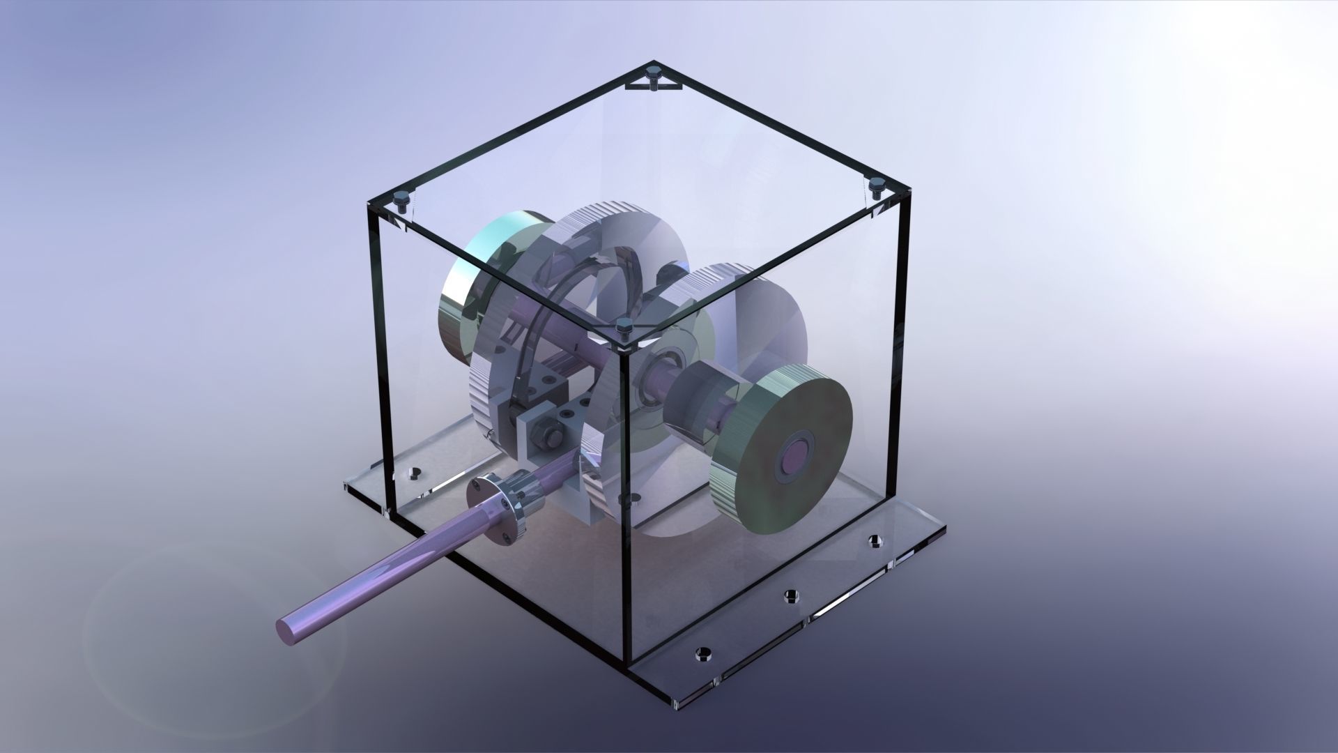 Cam and Follower Mechanism 3D model | CGTrader