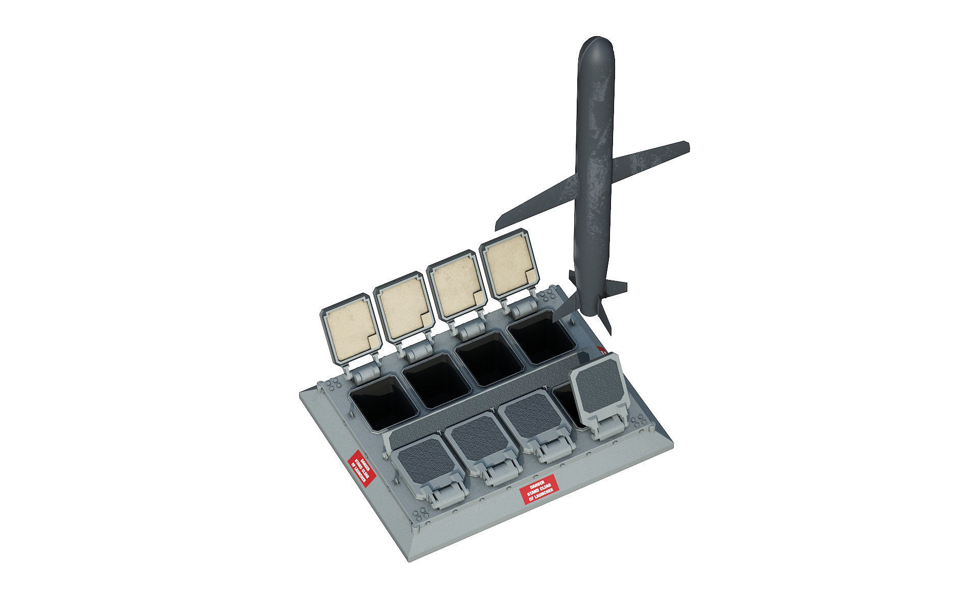 Mark 41 Vertical Launching System BGM 109 Tomahawk 3D model | CGTrader