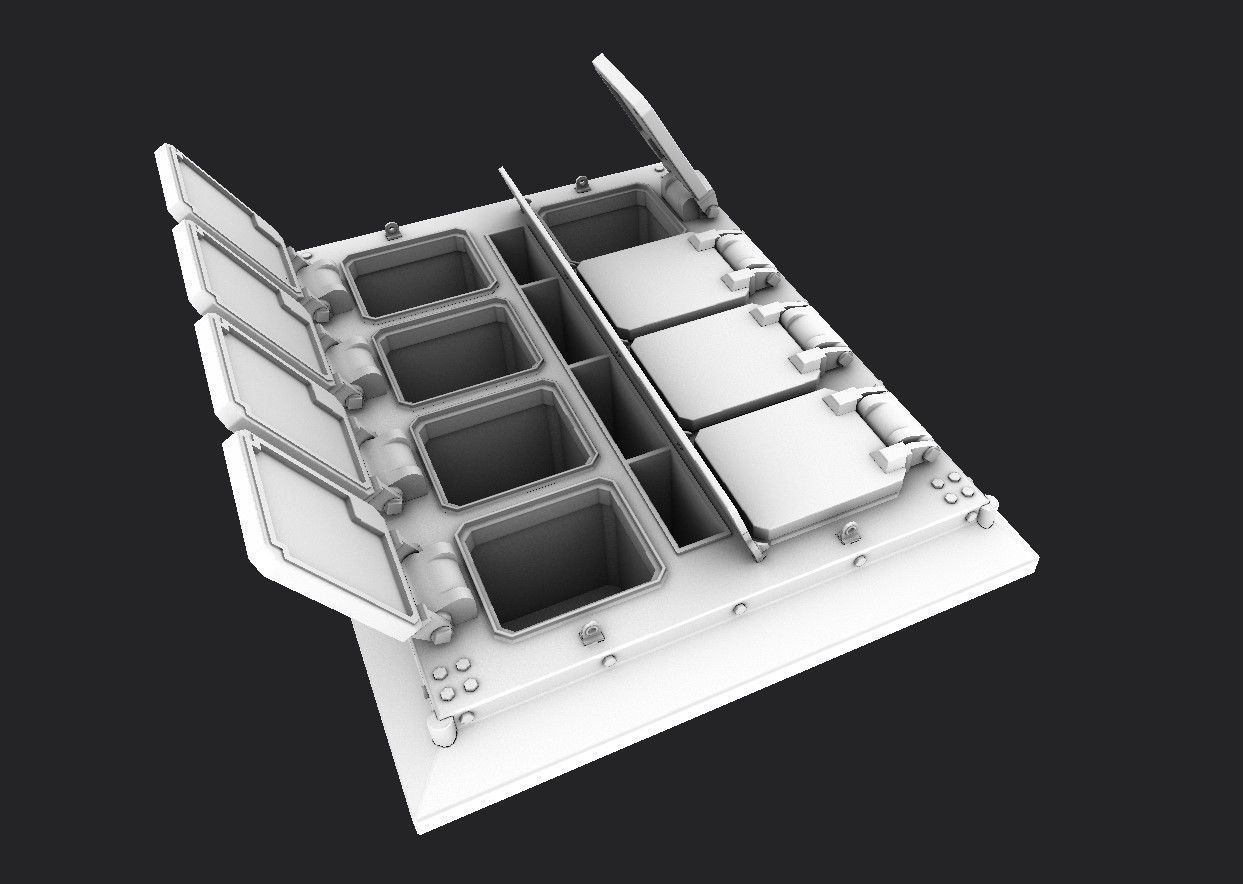 Mark 41 Vertical Launching System BGM 109 Tomahawk 3D model | CGTrader