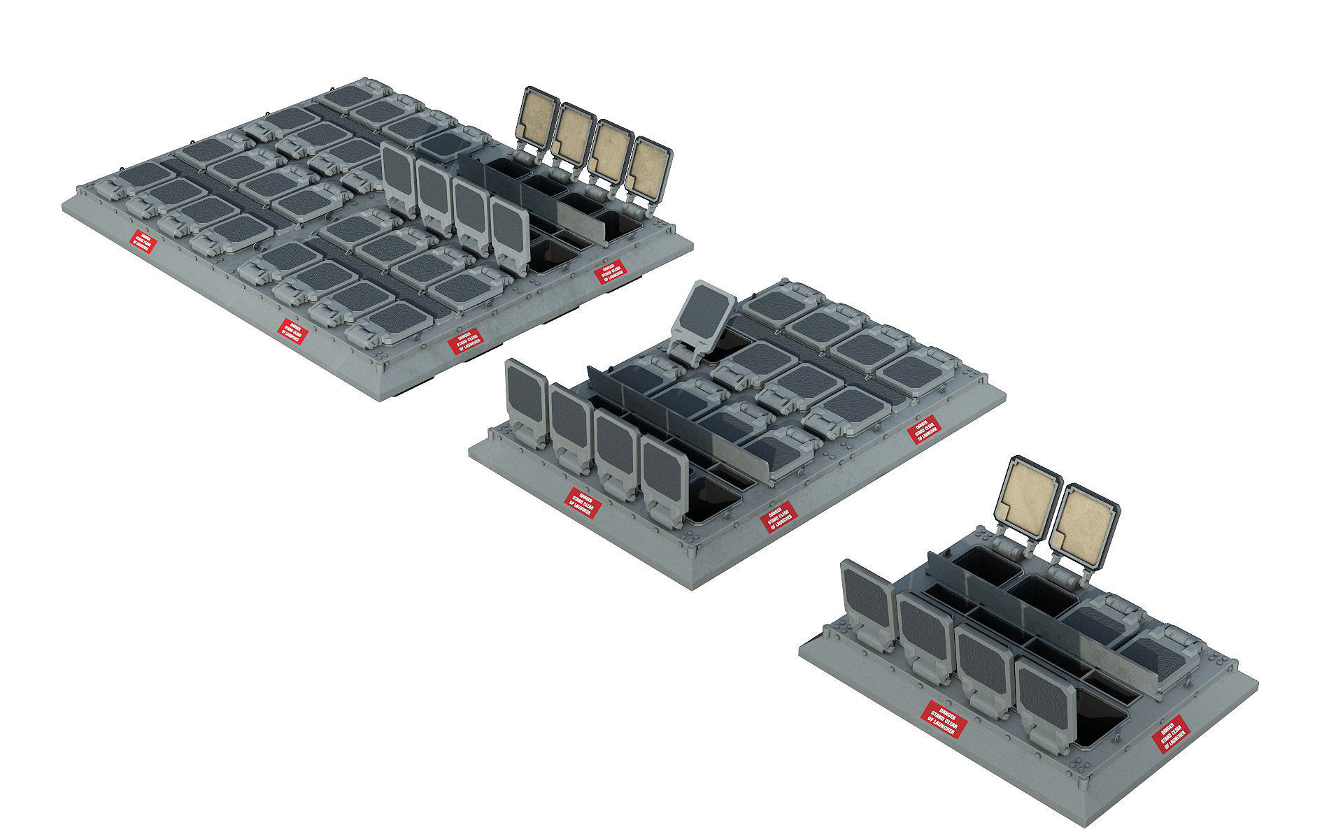 Mark 41 Vertical Launching System BGM 109 Tomahawk 3D model | CGTrader