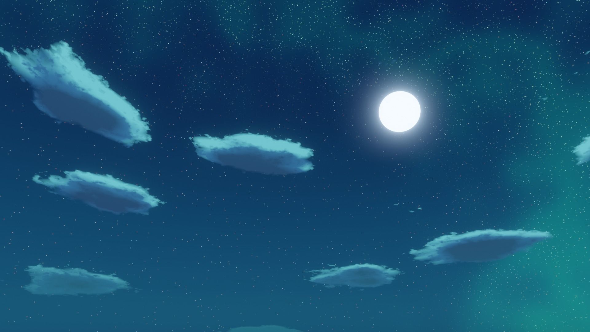 Anime Star sky free 3D model | CGTrader